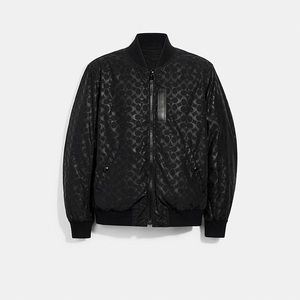 Coach | Jackets & Coats | Coach Reversible Signature Ma Jacket Sz M ...